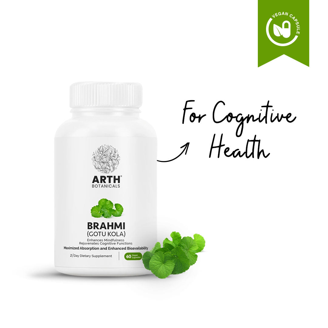 Cognitive Boost: Buy Brahmi/Gotu Kola Supplement Online – ArthBotanicals
